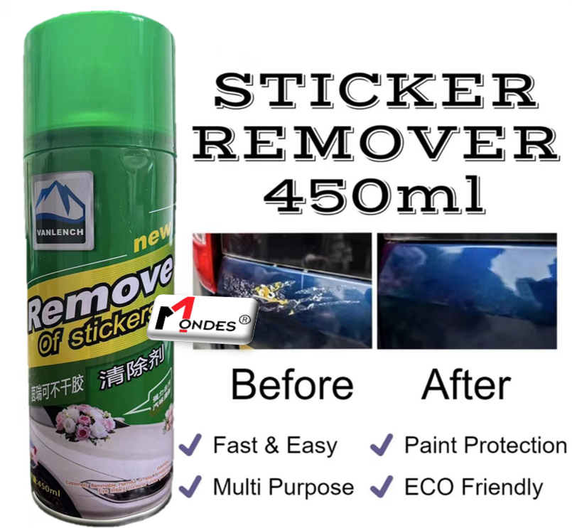 Sticker Remover Spray Remove Of Sticker Double Tape Road tax Spray ...