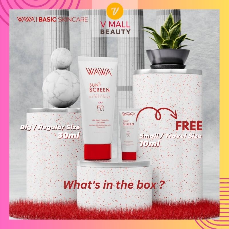 WAWA Sunscreen Original HQ Cosmetic Wawa Zainal Sun Block SPF50 ...