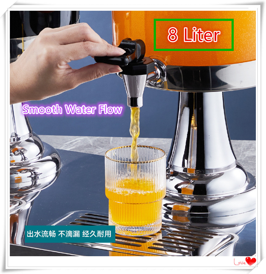 Juice Dispenser With Ice Chamber 8L Stainless Steel juice dispenser ...