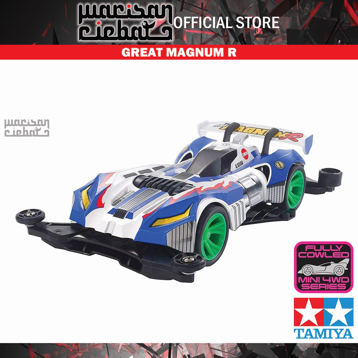 Tamiya 19453 Mini 4WD 1/32 Great Magnum R (FM-A chassis) | Shopee Malaysia