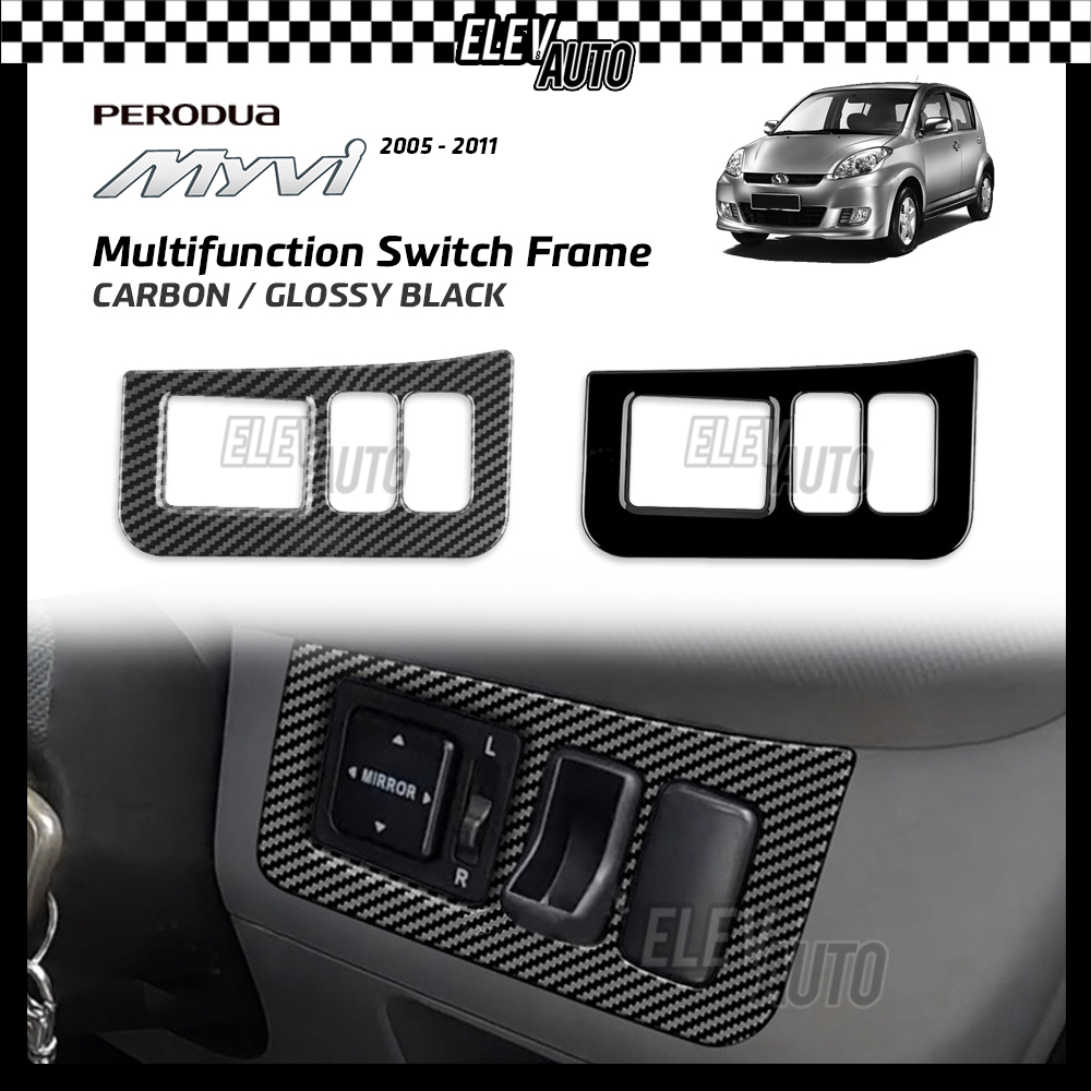 Perodua Myvi 2005-2011 Multifunction Switch Frame Control Panel Trim ...