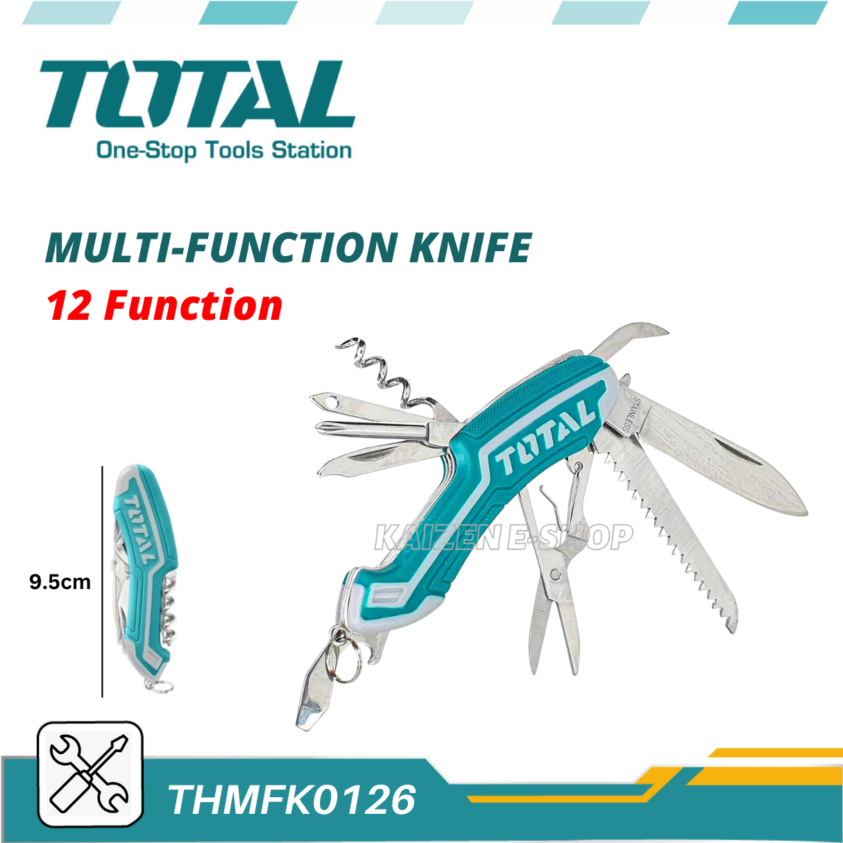 TOTAL THMFK0126 Multi-function Knife - 12 Functions | Shopee Malaysia
