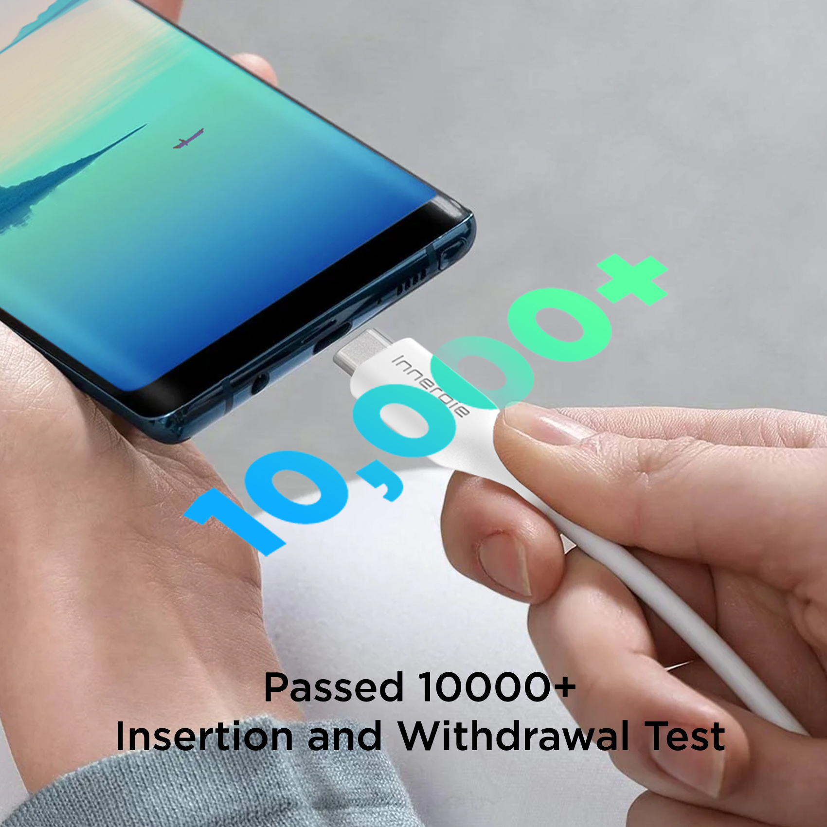 Innergie C-C Flex USB-C to USB-C Fast Charging 480Mbps Sync Data cable ...