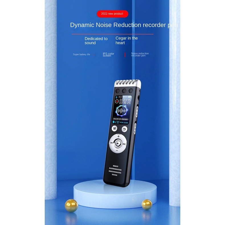 Digital Voice Recorder 240H | Audio Recording Media Player MP3 | IPS ...