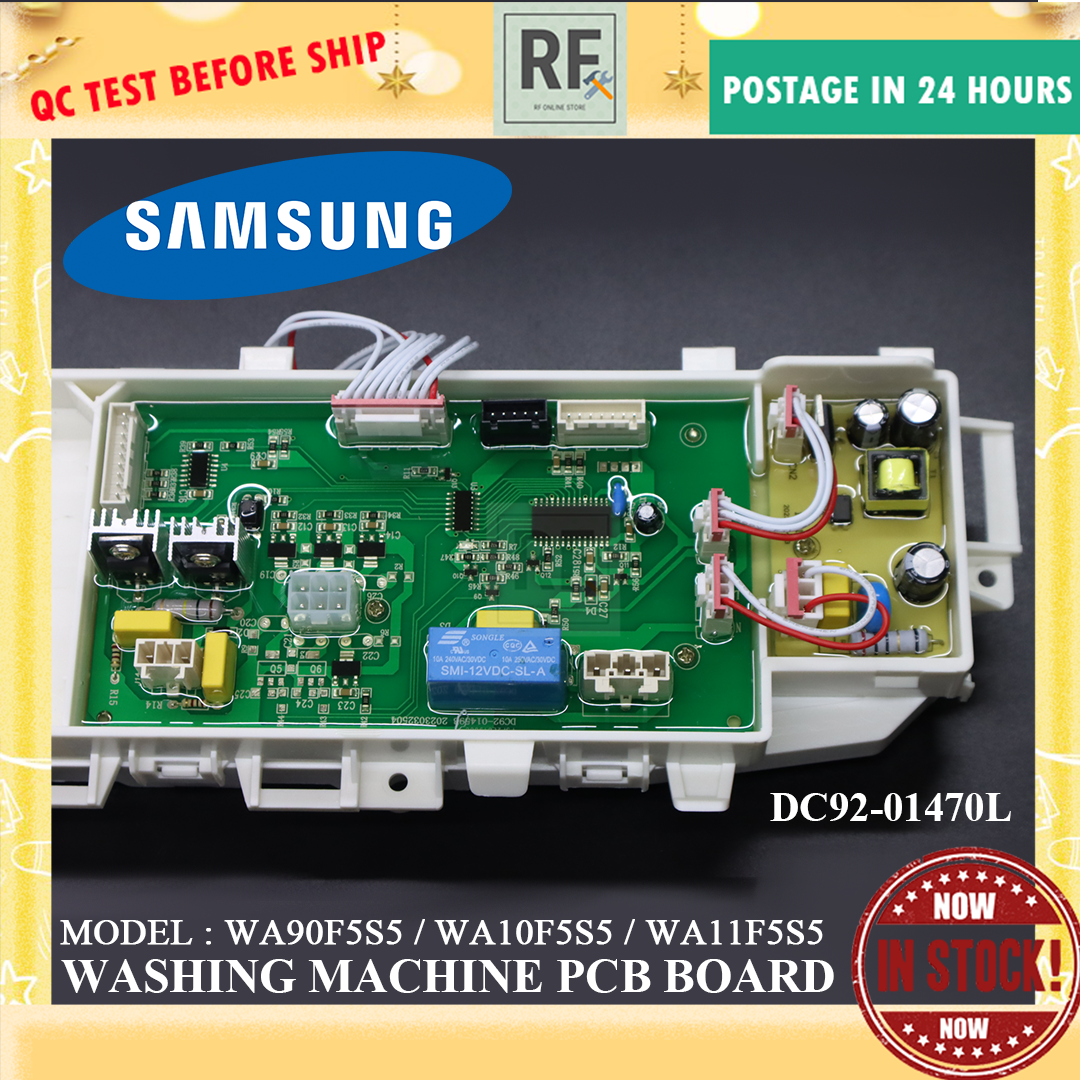 WA90F5S5 / WA10F5S5 / WA11F5S5 SAMSUNG WASHING MACHINE PCB BOARD DC92 ...