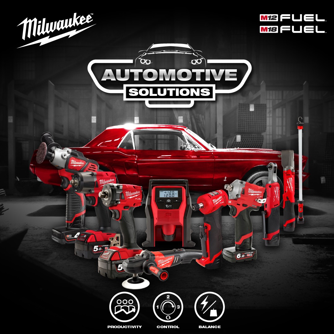 MILWAUKEE M12 AUTOMOTIVE SOLUTION 2 IN 1 COMBO (M12 Impact Wrench ...