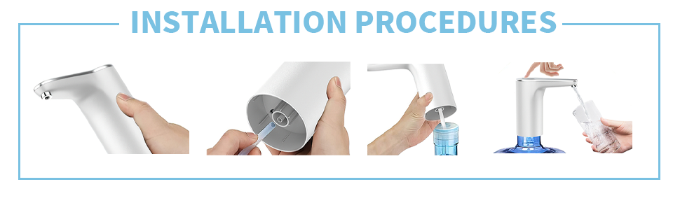 SPRITZER Water Dispenser Pump for Mineral Water Gallon Water Bottle ...
