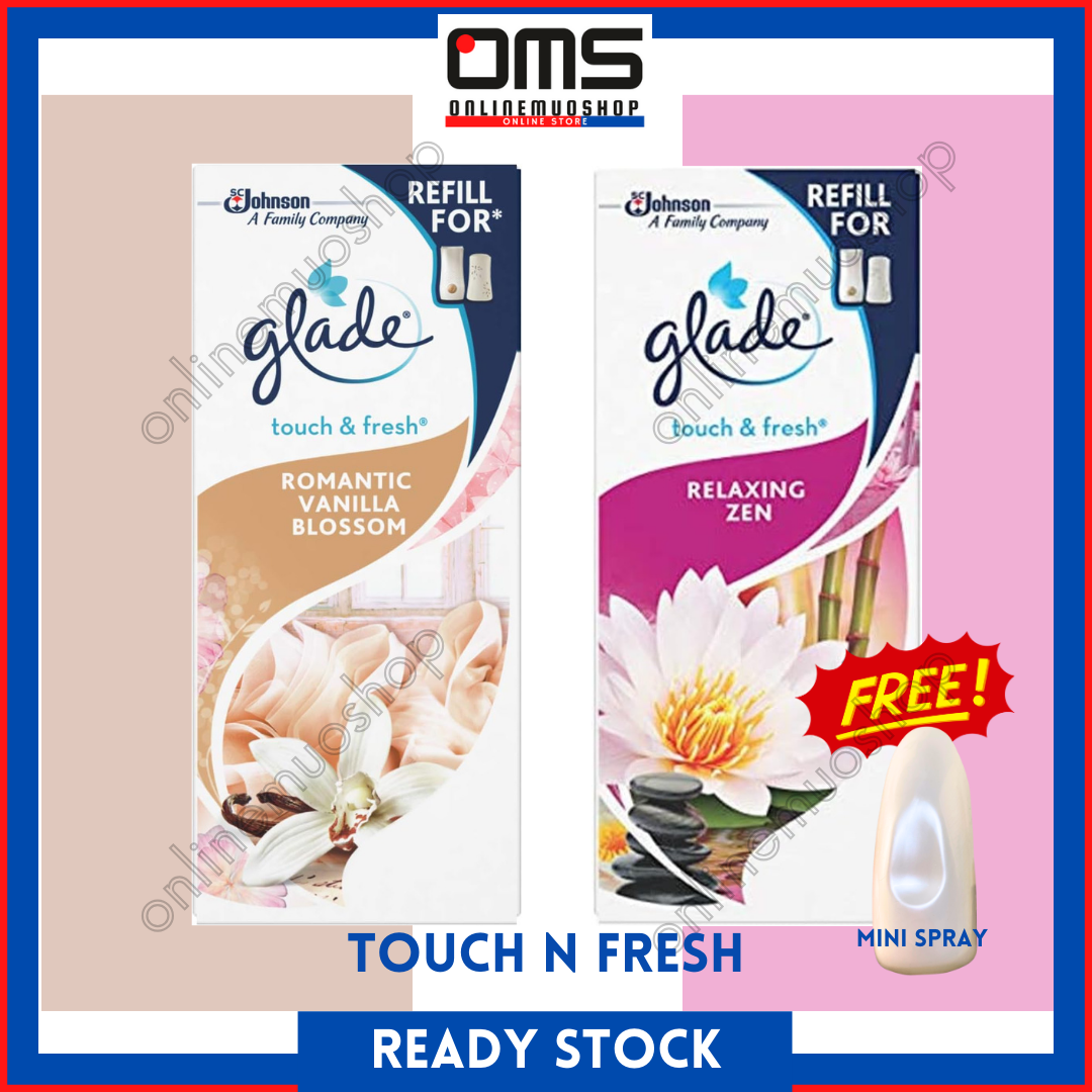 Glade Touch & Fresh Refill (10ml) Air Freshener Pewangi Touch and Fresh ...