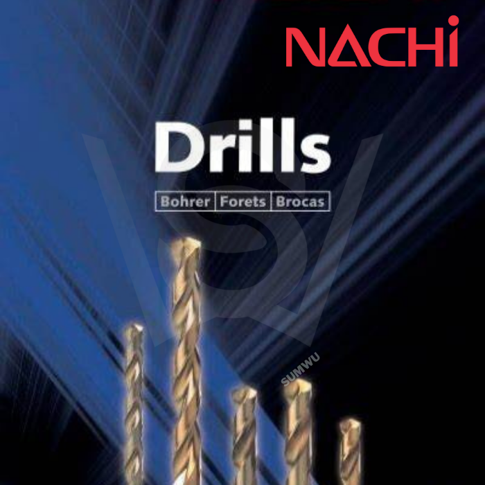 NACHI Drill Bits HSS Standard Parallel Straight Shank Drill (2.1 - 7 ...