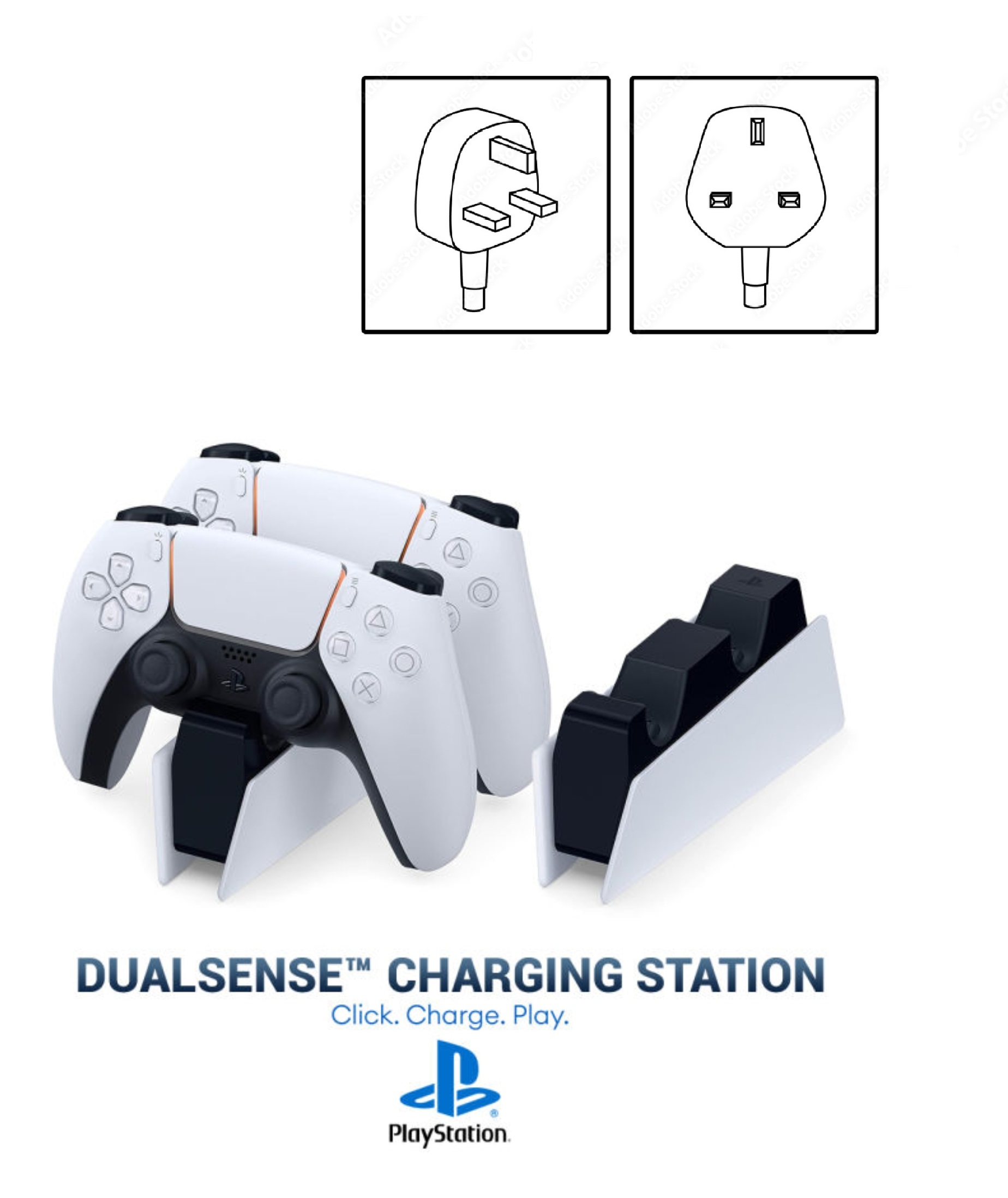 PS5 Sony Official Dualsense 5 DS5 Dual sense 5 Charging Station Dock ...