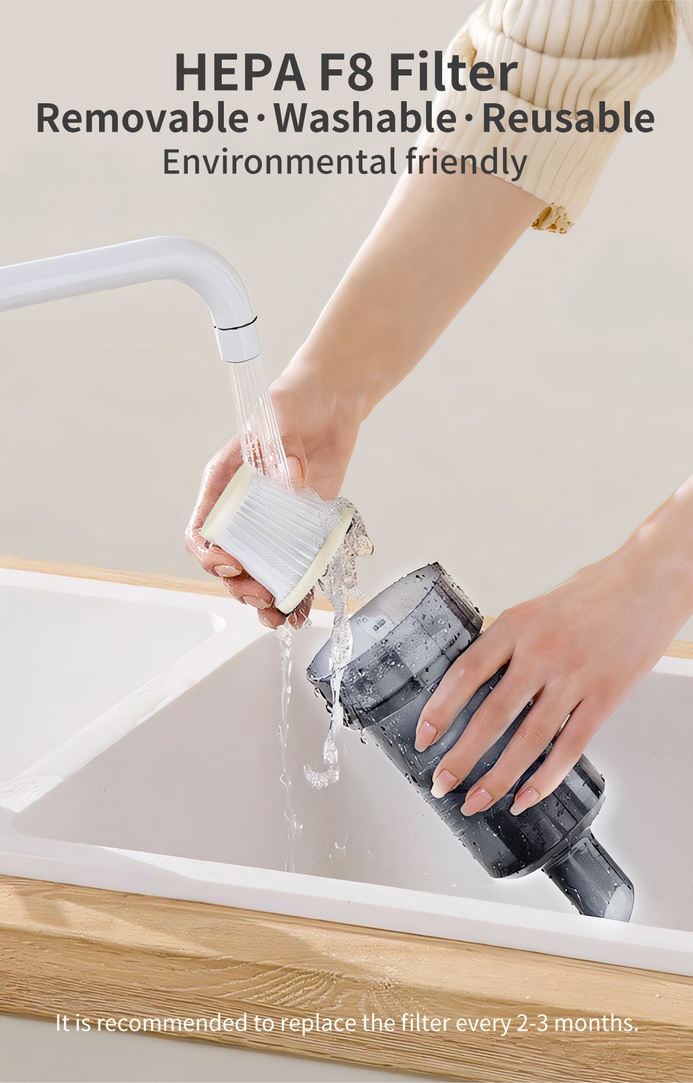 Simplus Vacuum Cleaner Sets with 3 Filters Corded 16000PA 1.35KG 2 in 1 ...