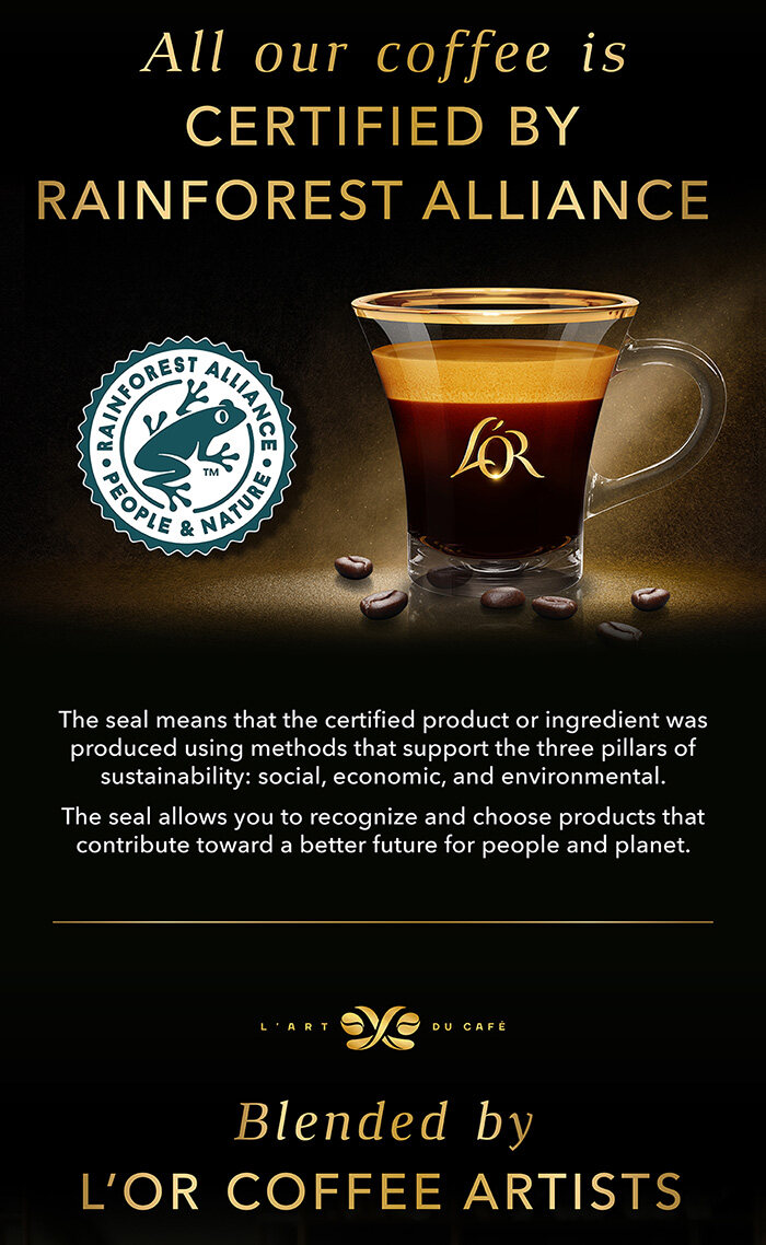 L’OR Espresso Lungo Estremo Intensity 10 Coffee Capsules- Compatible ...