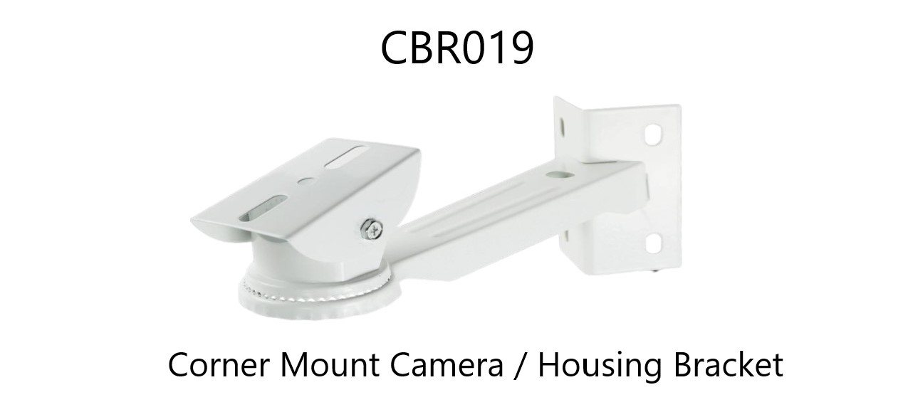 Outdoor CCTV Camera Metal Housing Bracket Load 5kg Max Corner Wall use ...