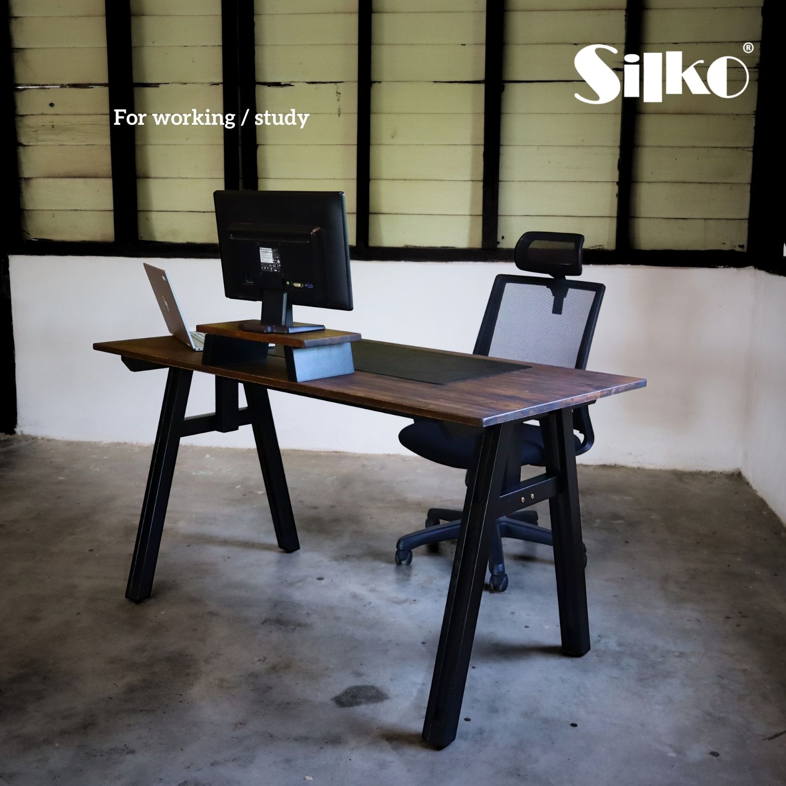 Silko Table made of 100% Solid Rubberwood with modern stable design ...
