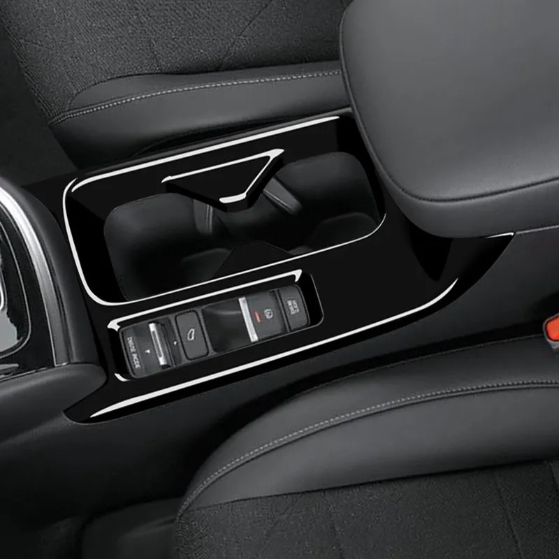 Honda HRV Piano Black Center Console Water Cup Holder Cover Trim ...