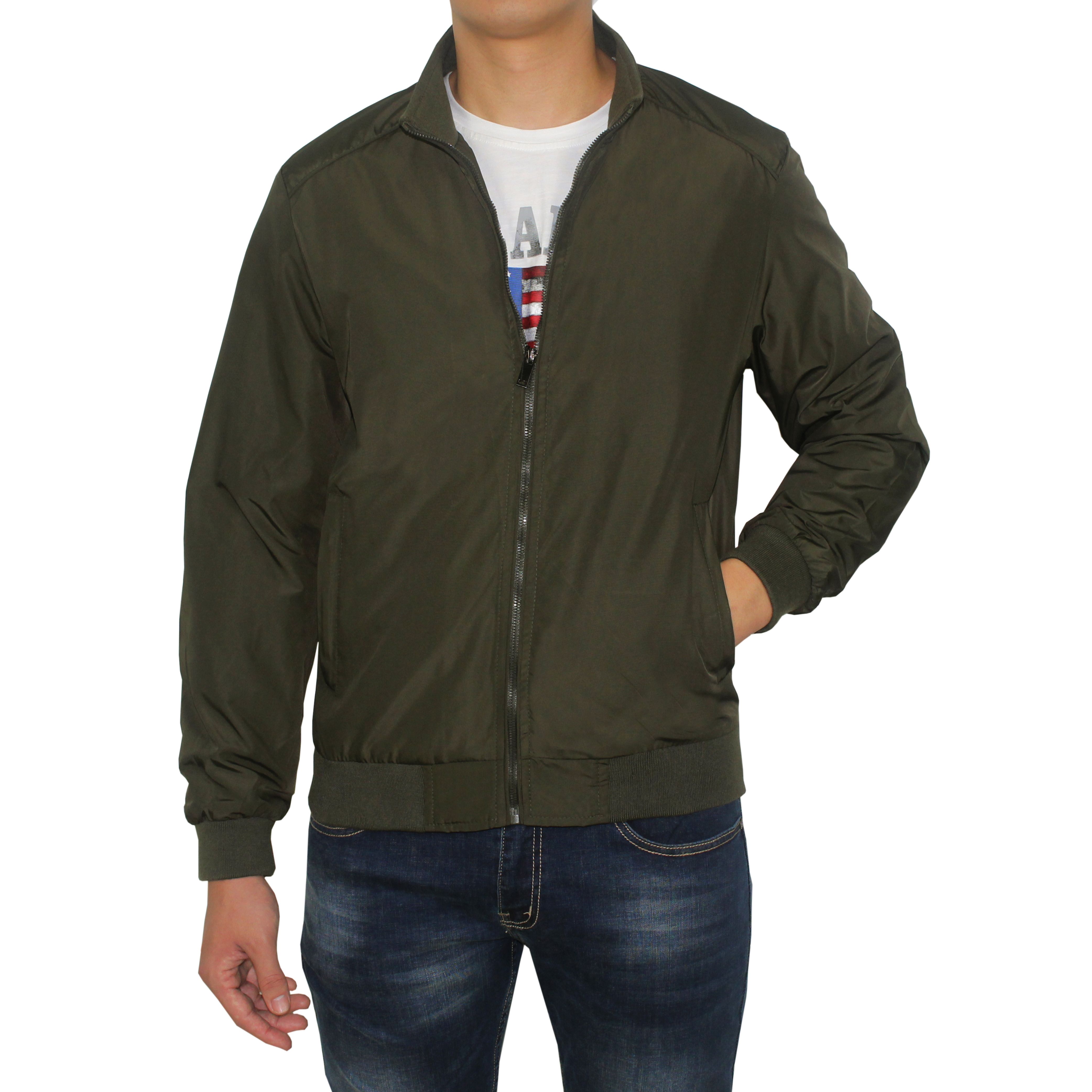 BIG STAR Polyester Life Style Jacket CJ3472 Smart Fit (Army Green/Black ...