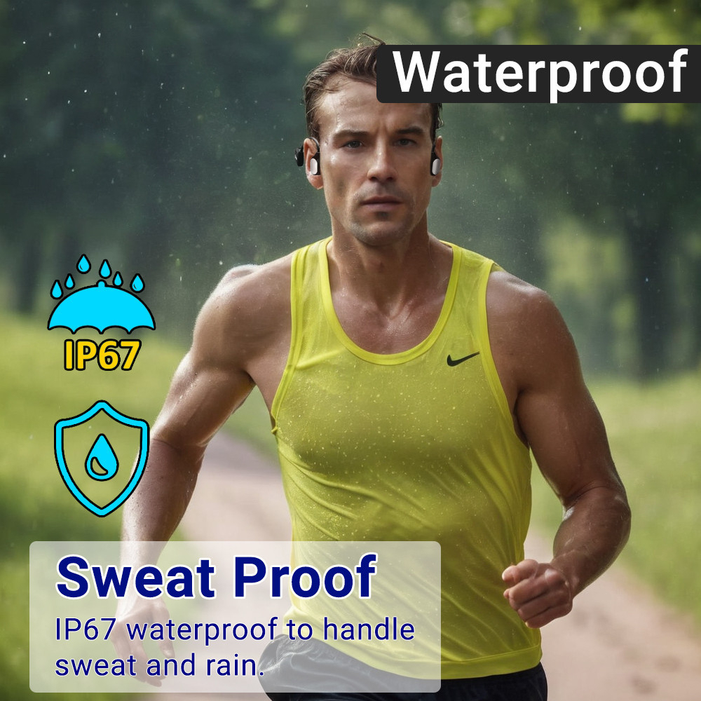 PANGU Bone Conduction Headphones Bluetooth Headphone Wireless Open Ear ...