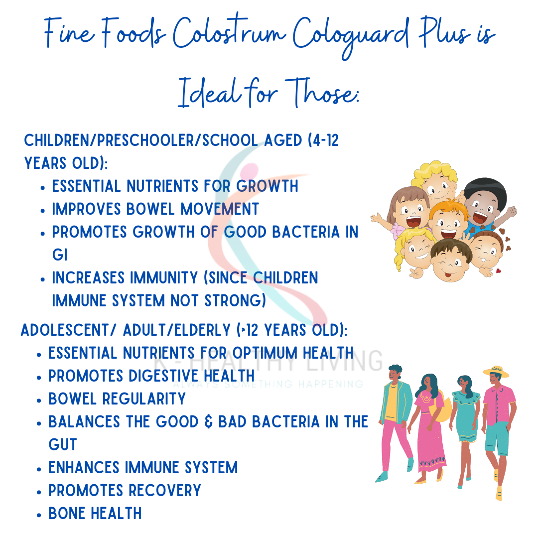 Fine Foods Colostrum Cologuard Plus 550g Exp: 06/2027 Prebiotic ...