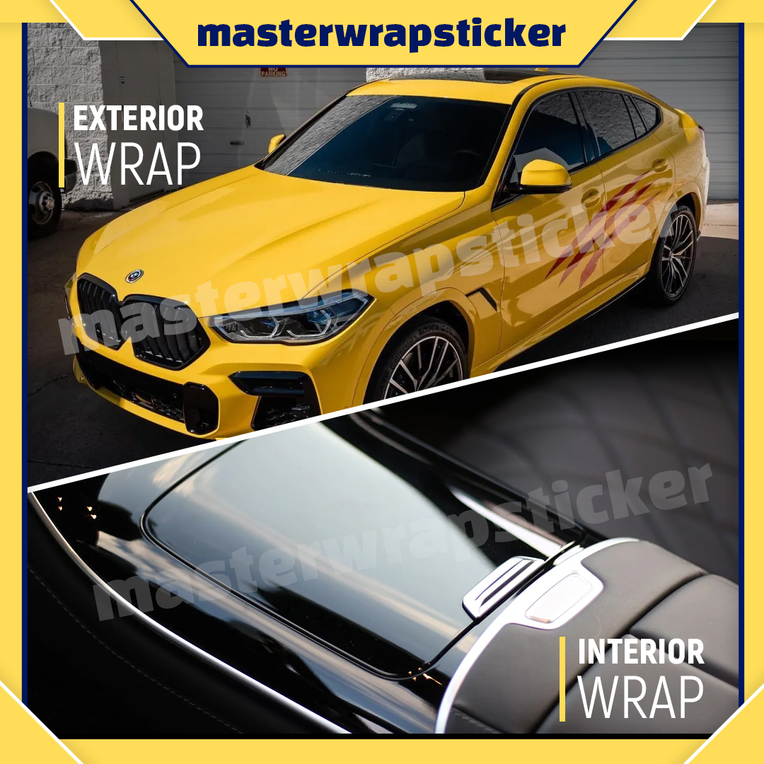PREMIUM ULTRA GLOSSY CAR STICKER(152CM-90CM)stiker kereta kilat ...