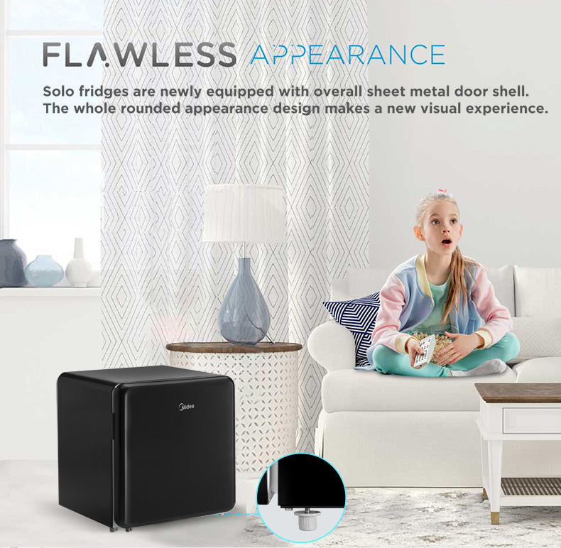 Midea MDRD88FGD30 Gross 60L Mini Bar / Refrigerator / Fridge / Peti ...