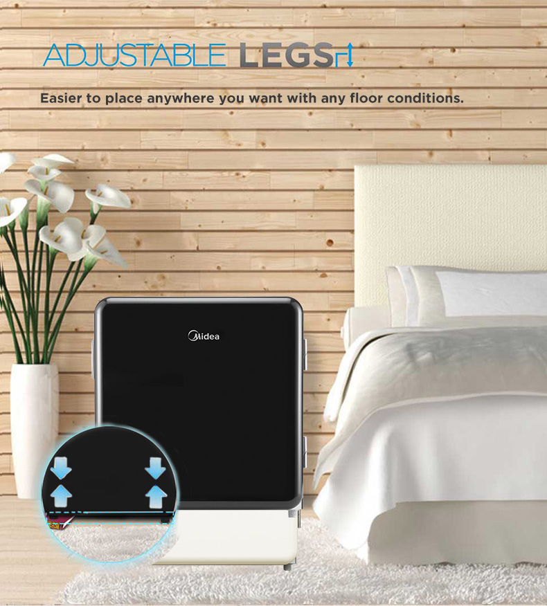 Midea MDRD88FGD30 Gross 60L Mini Bar / Refrigerator / Fridge / Peti ...