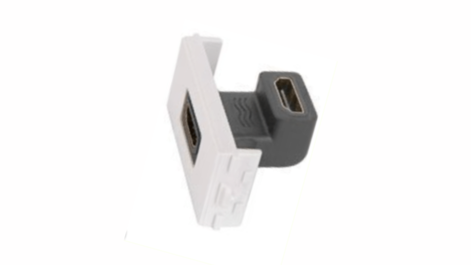 HDMI Faceplate L Socket Joint Type Female to Female 3x3 Inch DIY Easy ...