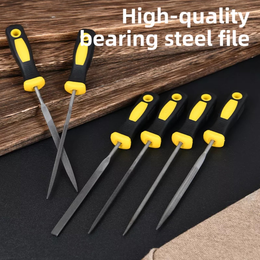 DELI DL2141 6 Pcs Assorted File Set 3x140mm Mini Small Steel Wood Kikir ...