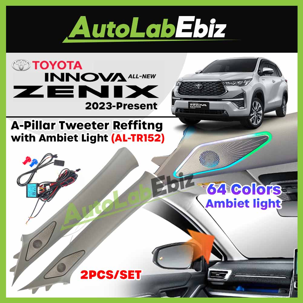 New Toyota Innova Zenix 2023-2024 A-Pillar Tweeter Refitting with ...