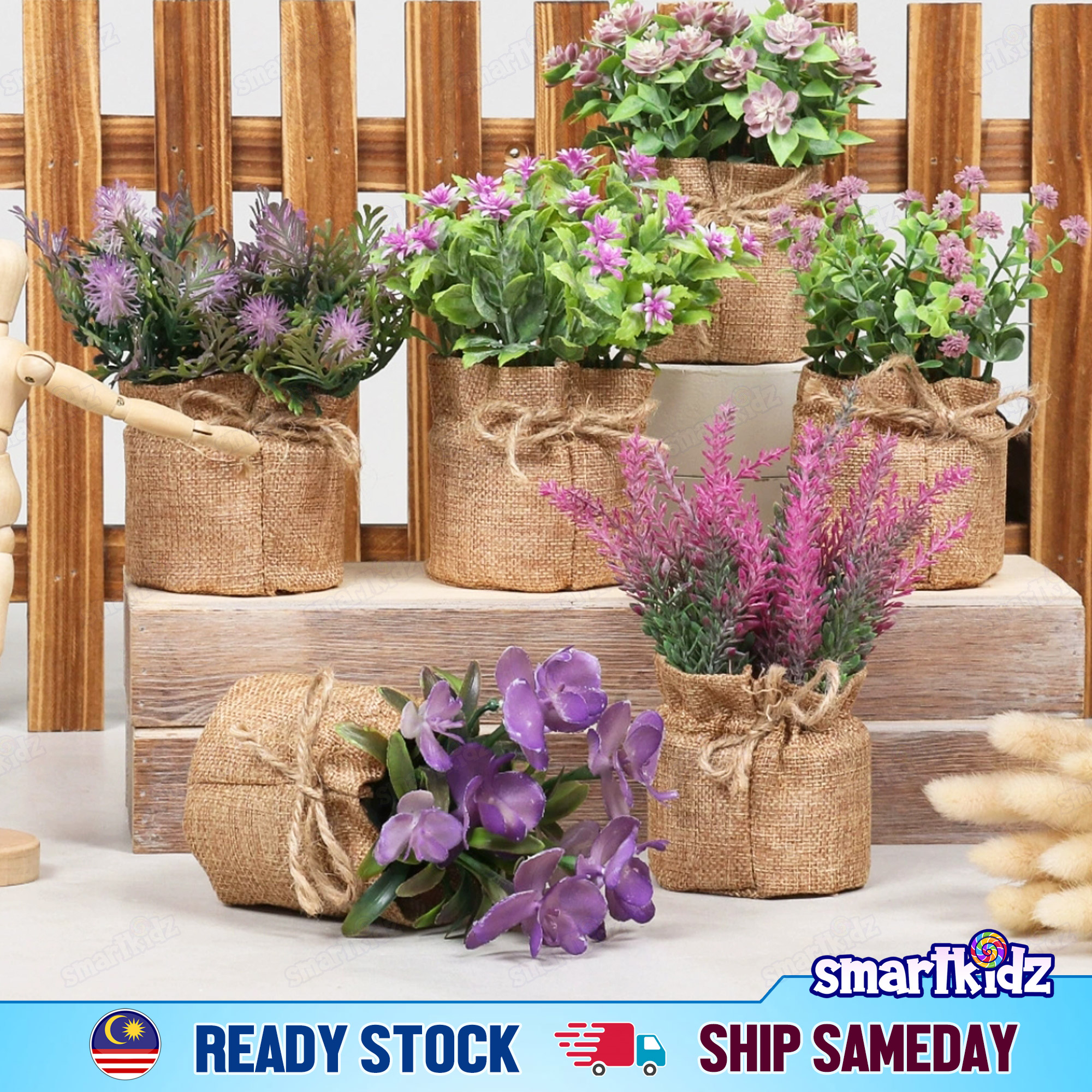 [1Pot] Artificial Plant with Pot | Hiasan Pokok Bunga Hiasan Rumah ...