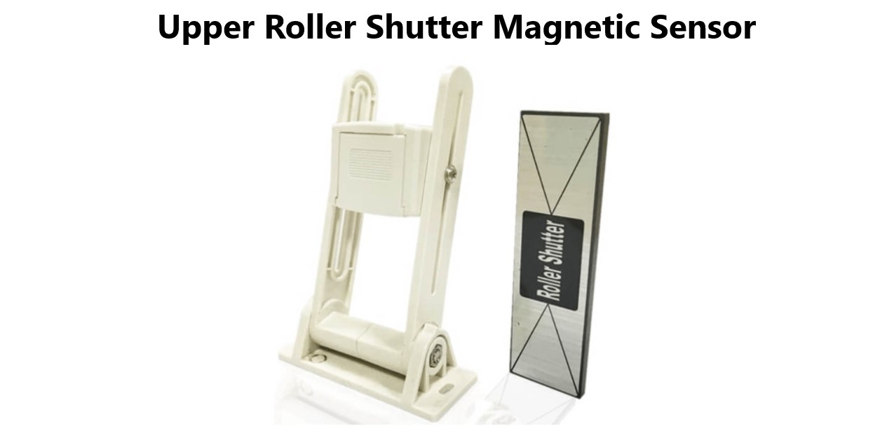 Wired Burglar Alarm Upper Roller Shutter Magnetic Magnet Sensor 75mm ...