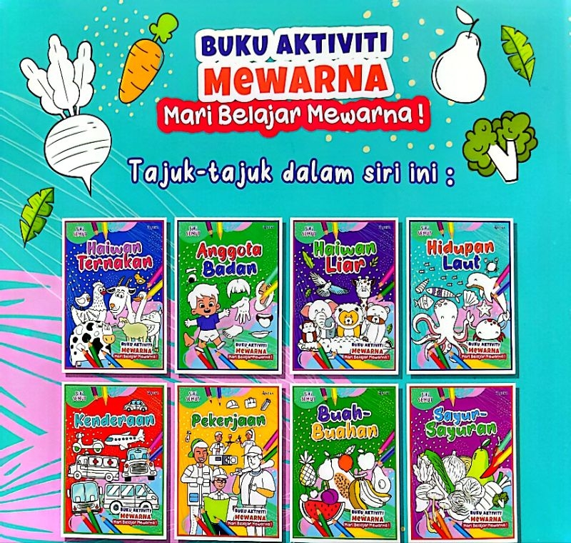 SIRI SEMUT - BUKU AKTIVITI MEWARNA MARI BELAJAR MEWARNA! (ANEKA ...