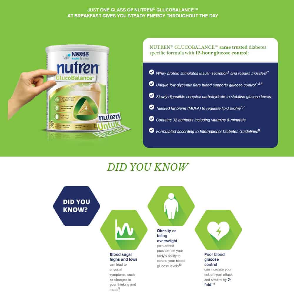 Nutren Glucobalance - Vanilla (800g) | Shopee Malaysia
