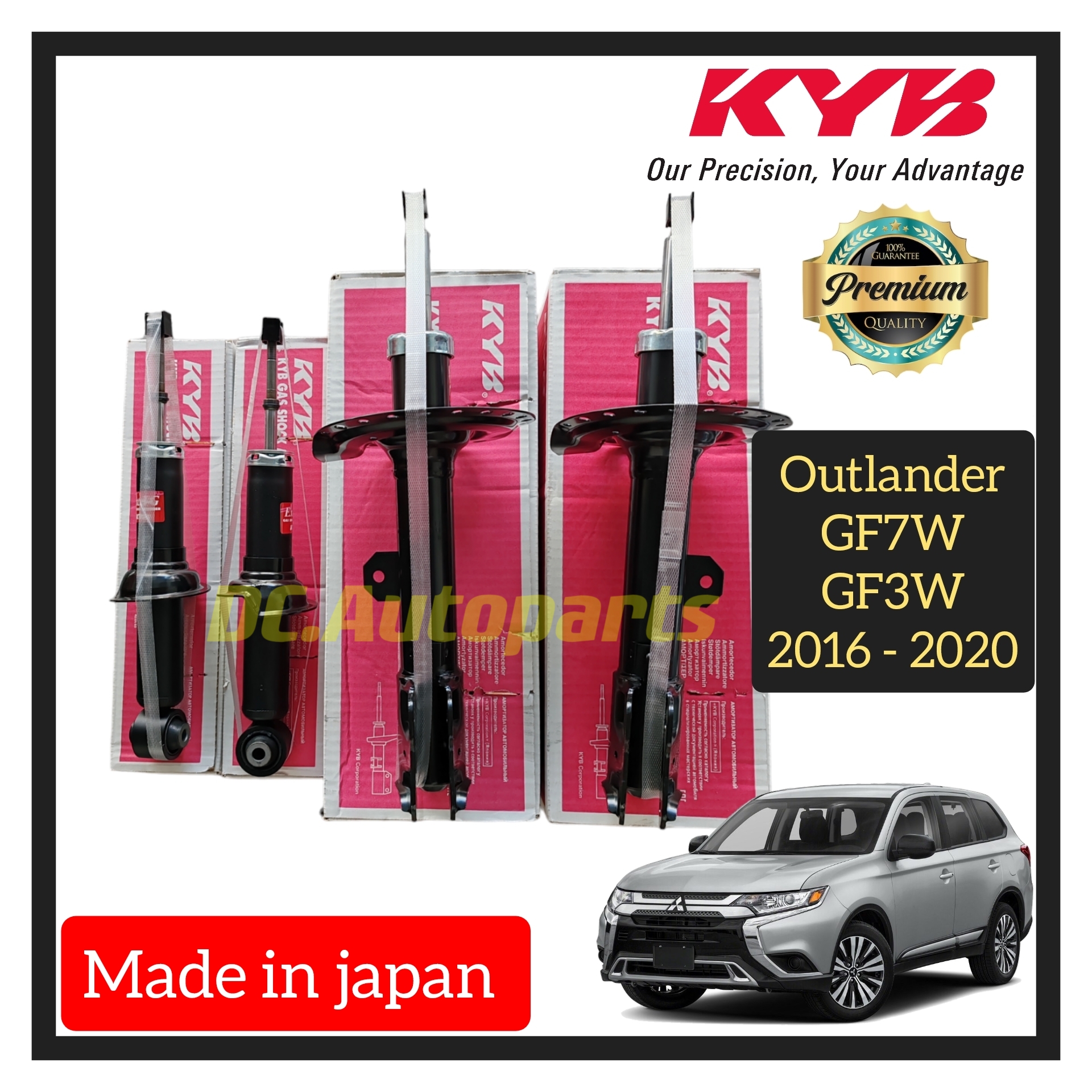( KYB MADE IN JAPAN ) MITSUBISHI OUTLANDER GF7W GF3W 2016-2020 SHOCK ...