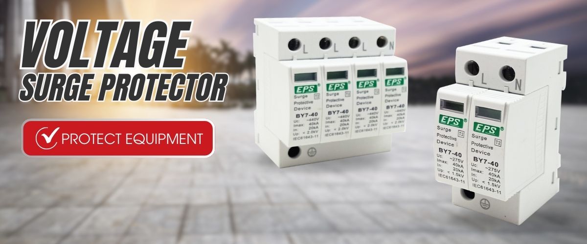 EPS Voltage Surge Protector Surge Protective Device 1 Pole 3 Pole + N ...