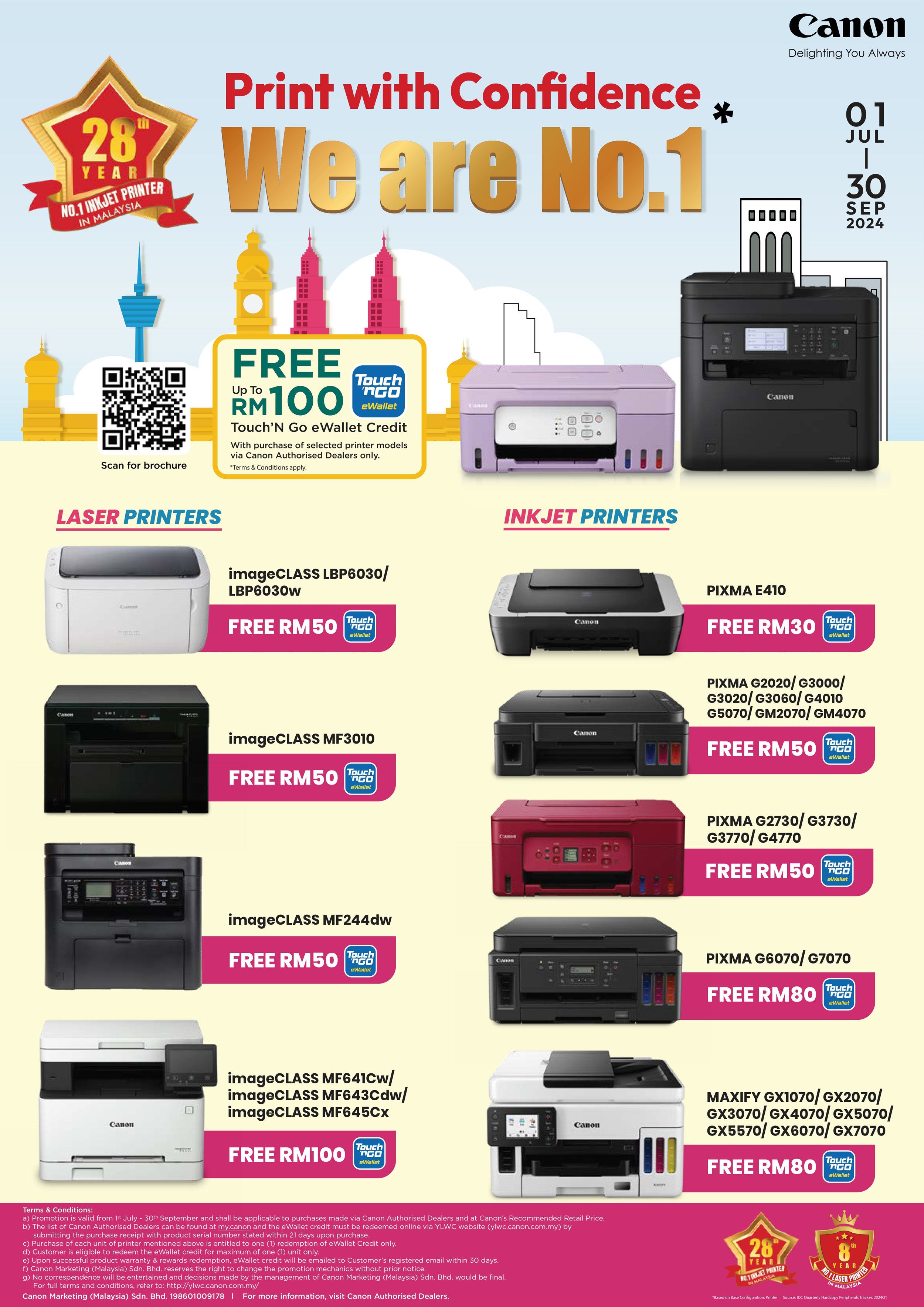 CANON IMAGECLASS MF641CW MULTIFUNCTION WIRELESS COLOR LASER PRINTER ...
