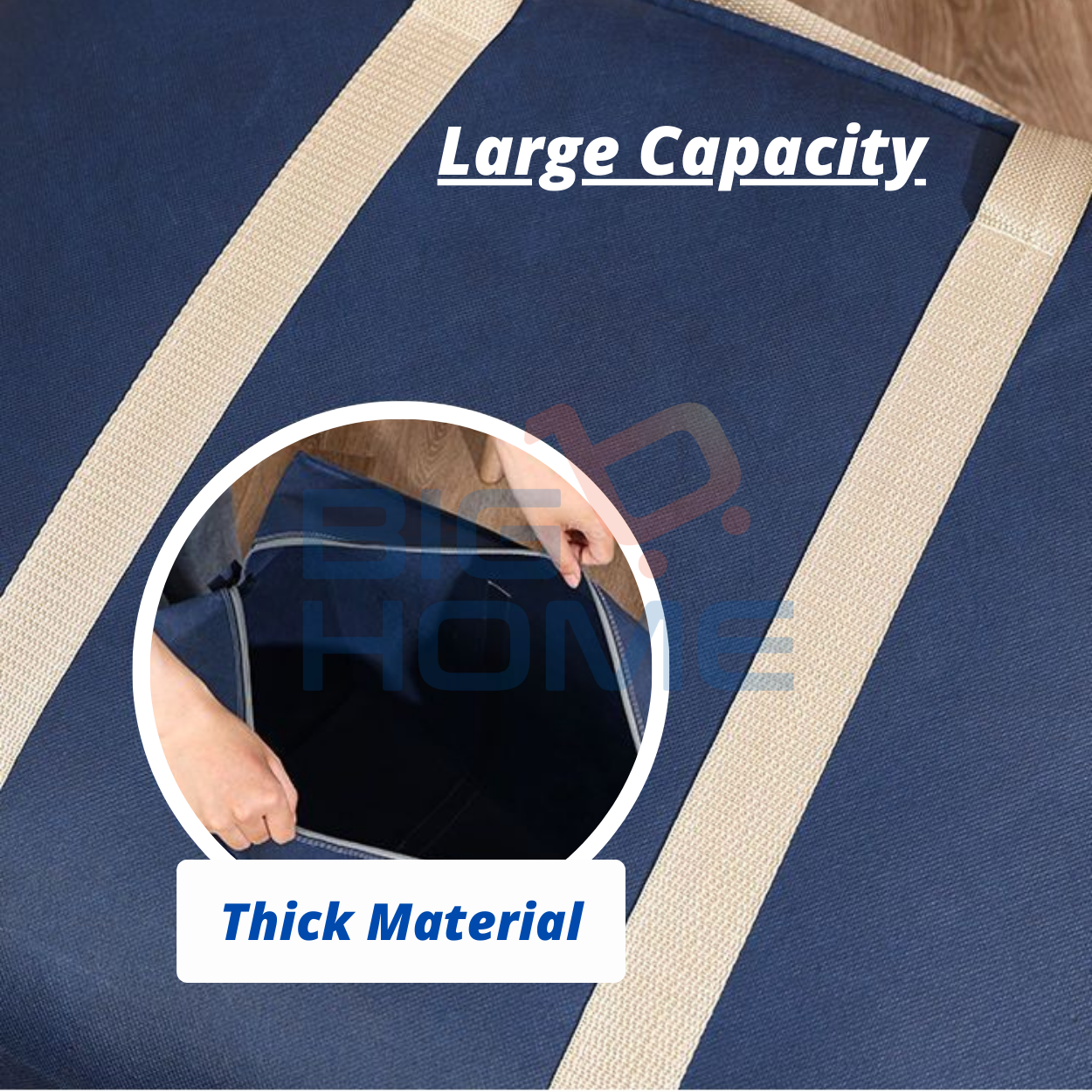 Beg Besar Bag Storage Beg TOTO Guni IKEA Bag Biru Big Bag Storage Tahan ...