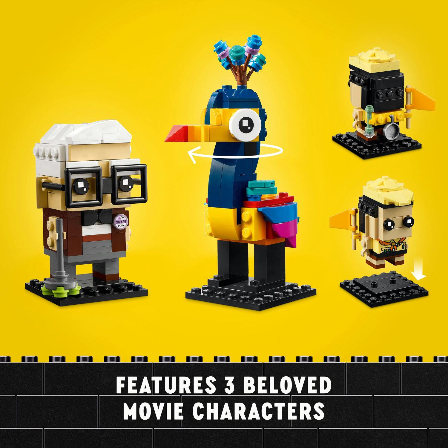 [BricksInBoots] LEGO BrickHeadz | Disney and Pixar Carl, Russell ...
