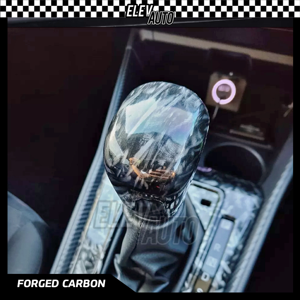 Perodua Axia 2023 2024 Gear Shift Knob Trim Carbon Fiber Black Interior ...