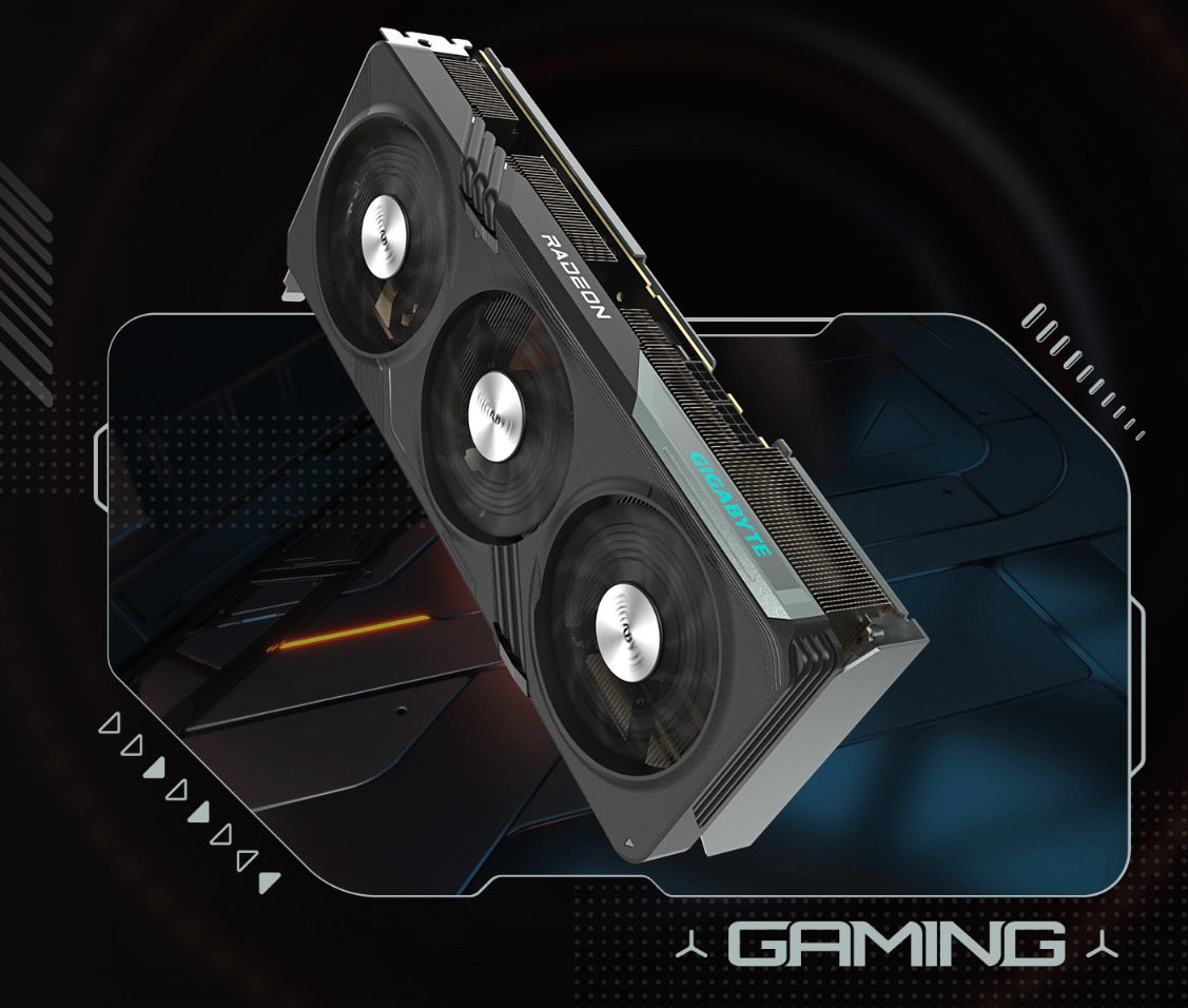 Gigabyte RX 7600 XT 16GB GDDR6 ATI AMD Radeon RX7600XT Graphic Card GV ...
