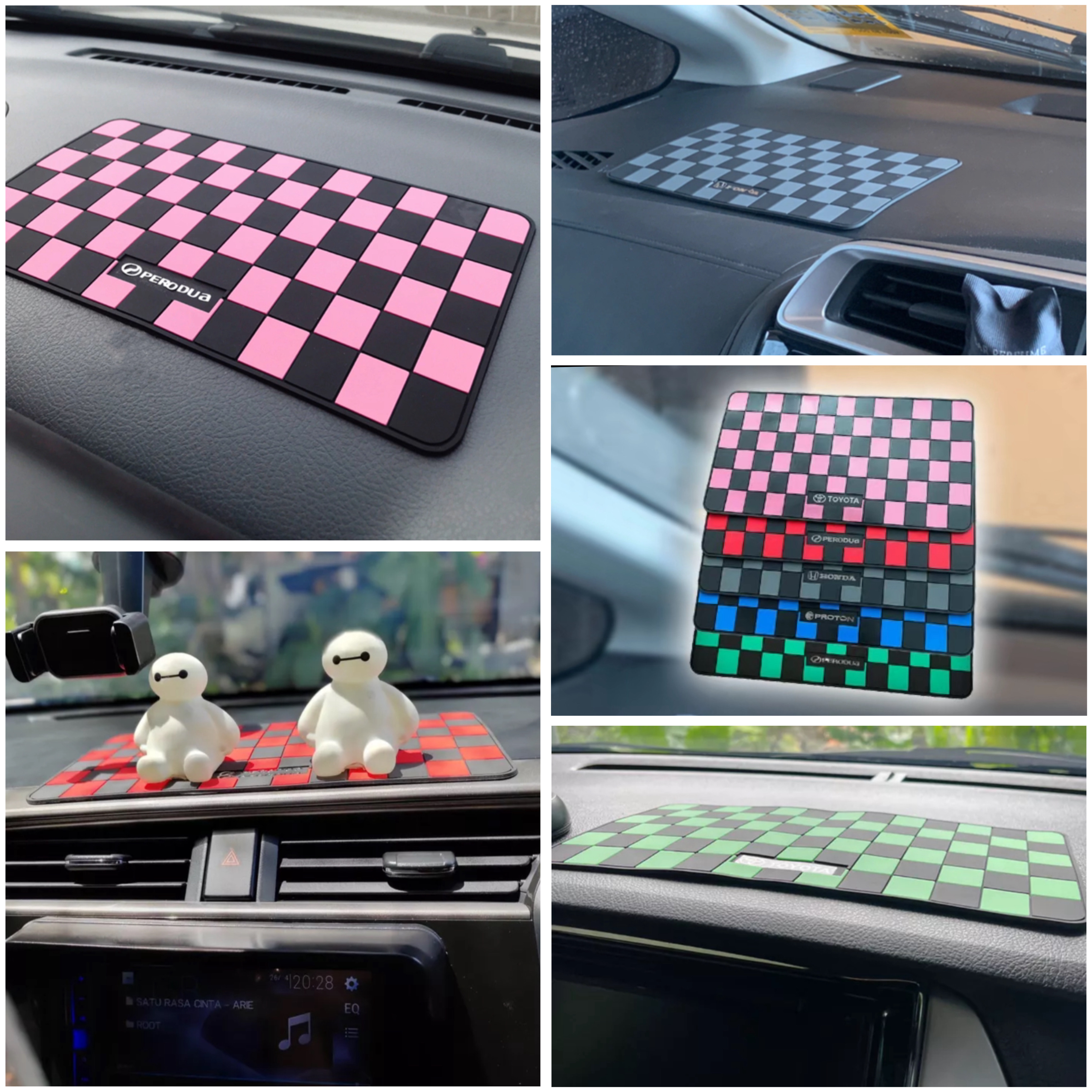 Dadu Car Anti Slip Mat Dashboard Drink Holder Pad Magic Sticky For GPS ...