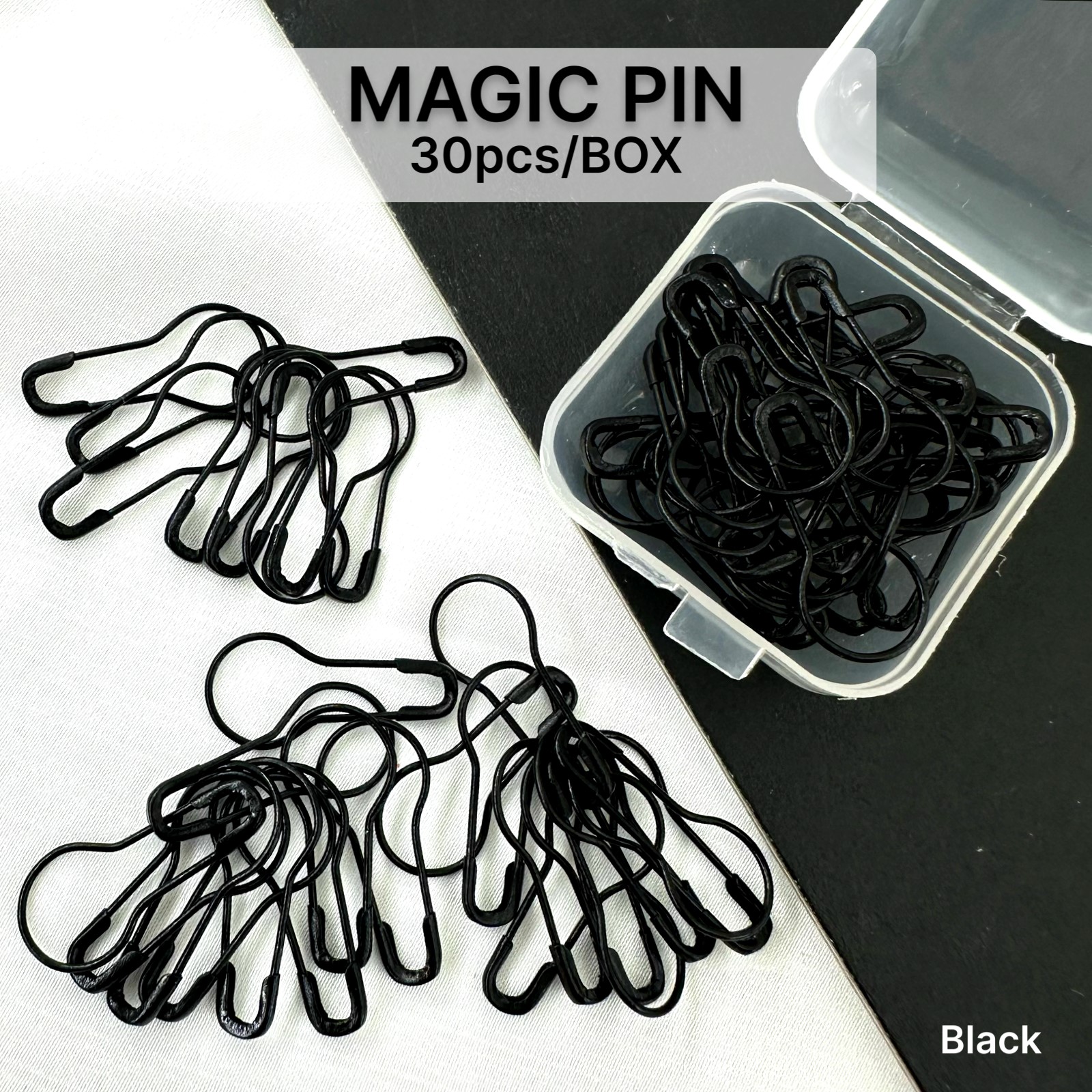 Lavivi Accessories Magic Pin 30pcs [FREE BOX] Magic Pin with Box Gourd ...