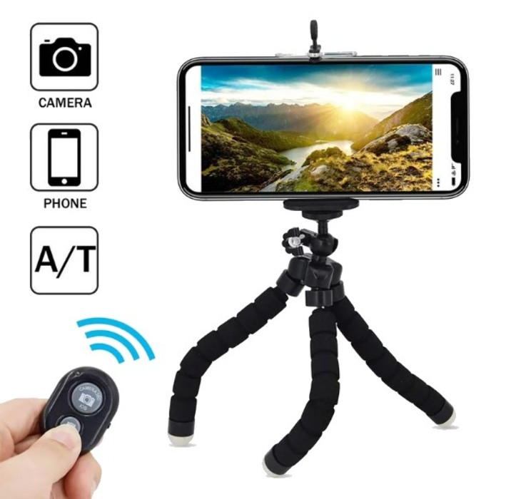 3 In 1 Mini Portable Flexible Octopus Camera Tripod W Universal Mobile ...