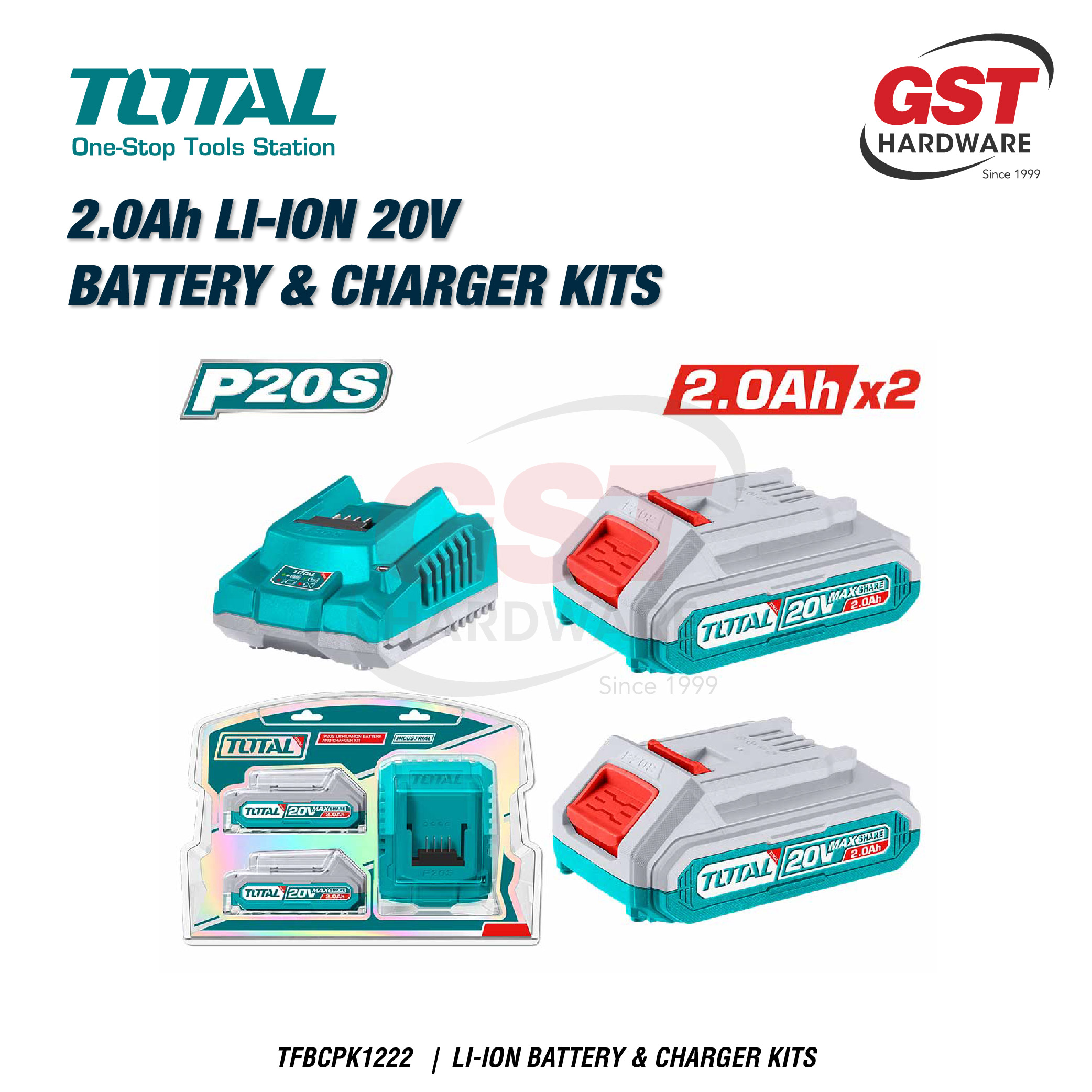 🔥 TOTAL Battery Total Batteri 20V Cordless Battery 20V Battery Cordless ...