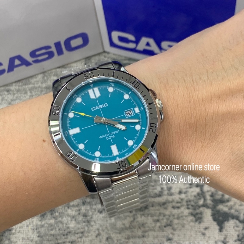 100% ORIGINAL CASIO MTP-VD01D-6BV/3B/3E1/3E2/4B/9E (6 COLORS) sporty ...