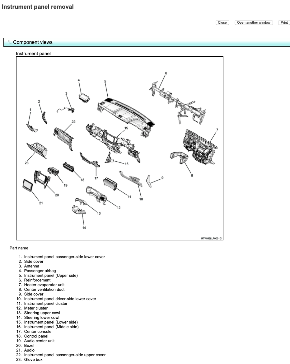 ISUZU D-MAX / MU-X UCR/UCS (2021+) SERVICE WORKSHOP MANUAL | Shopee ...