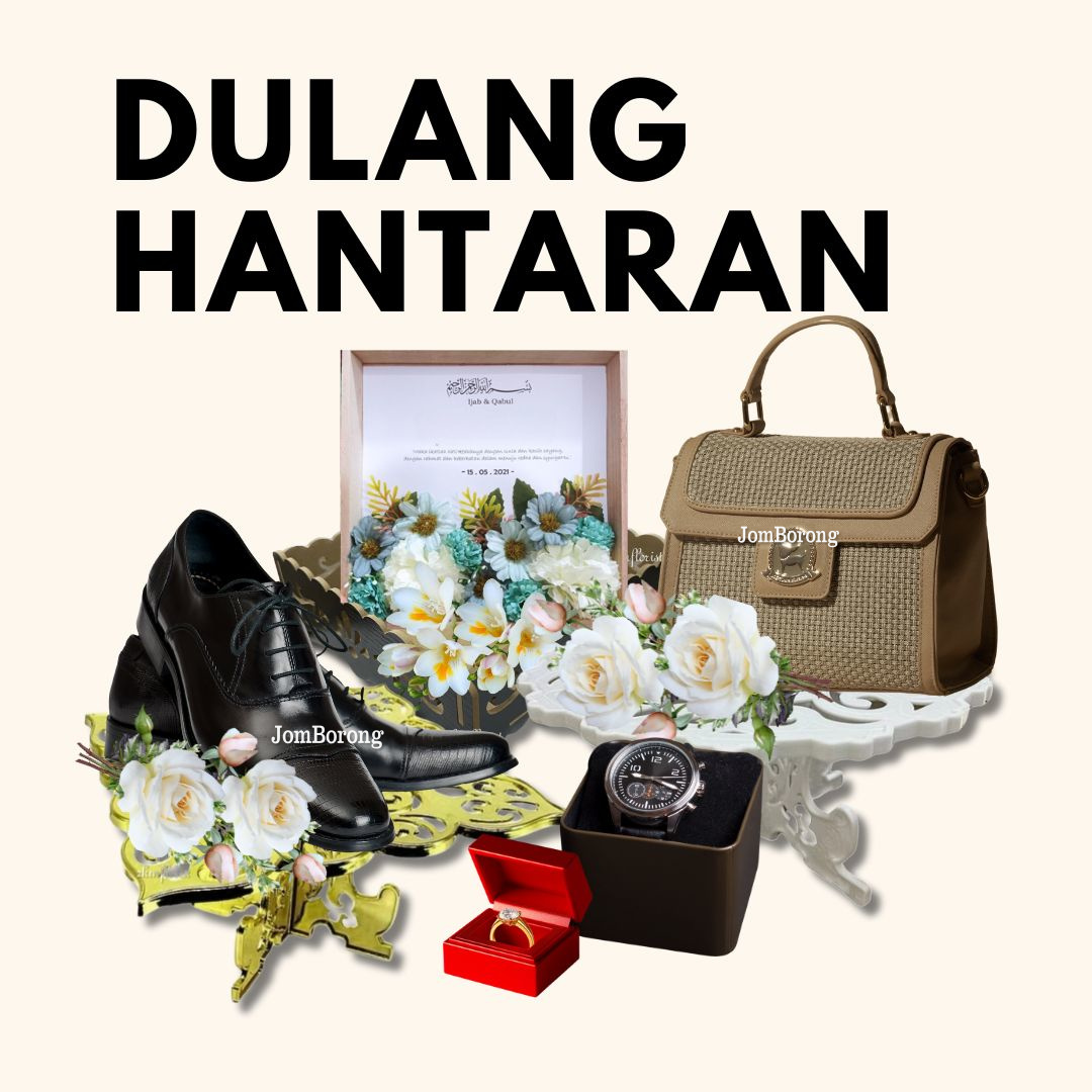 DULANG HANTARAN Perkahwinan Gift Tray Nikah Kahwin Diy White Tray ...