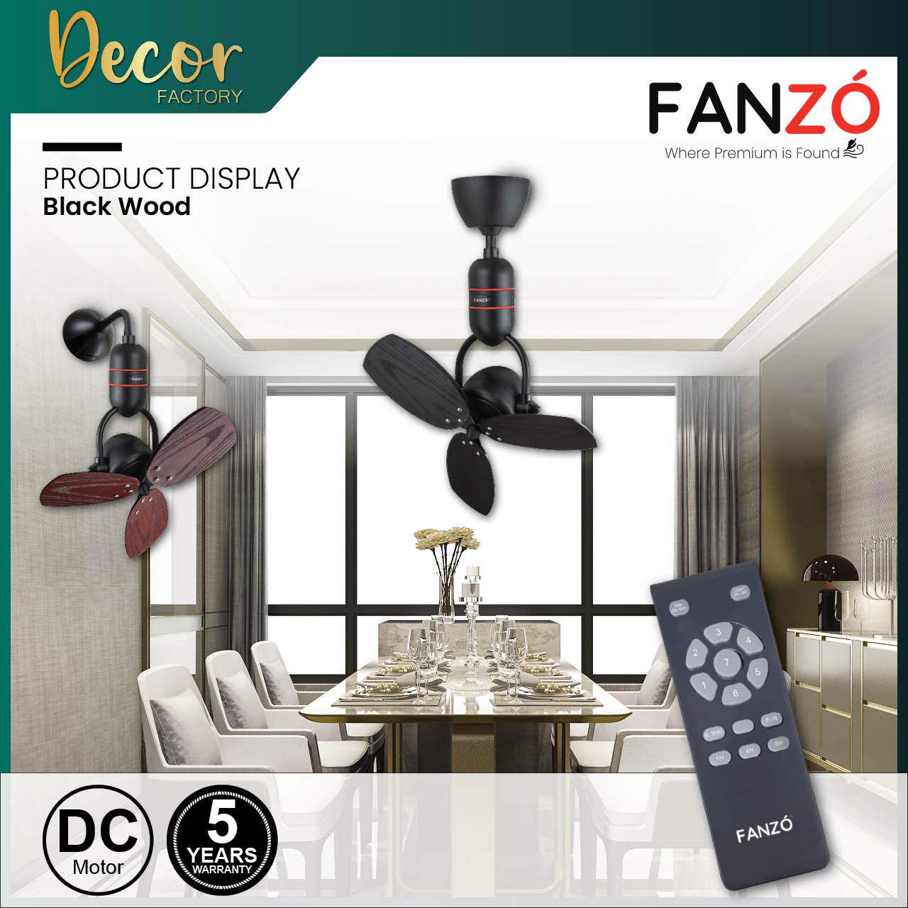 FANZÓ Fan FANZO THUNDER Fan [NEW 2022] 20" 3 Blades 7 Speed DC Motor ...