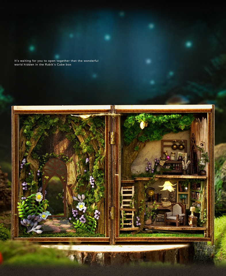 Mini House Fantasy Rubik's Cube Series DIY Miniature Doll Houses ...