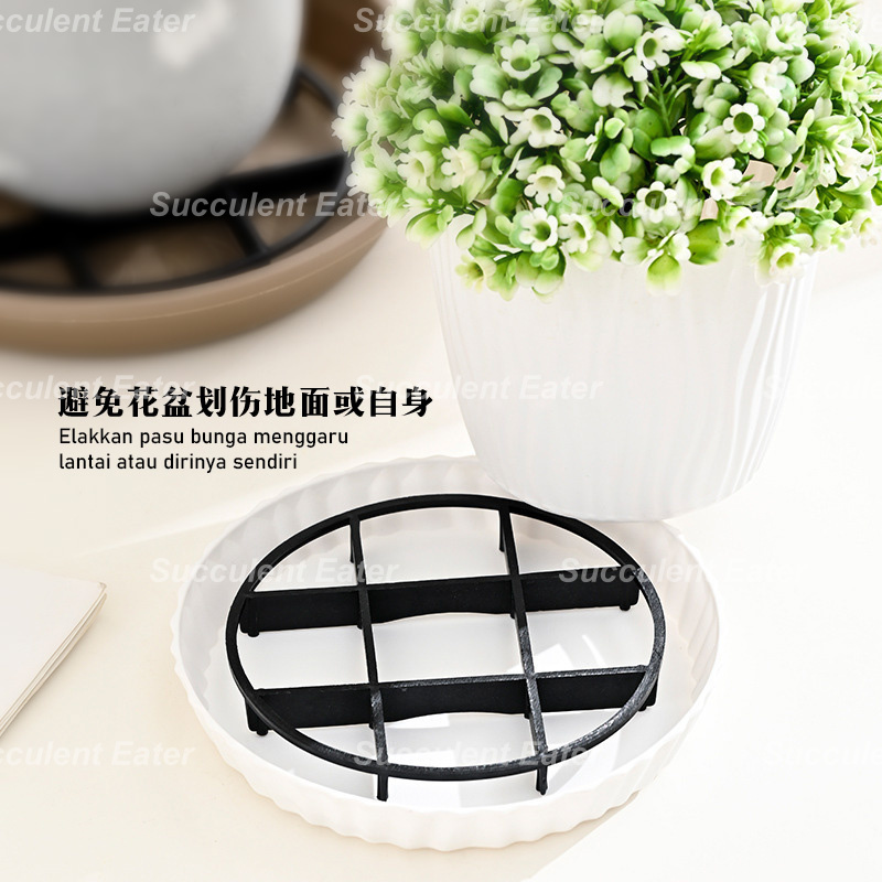 Anti-Root Rot Drainage Tray for Flower Pot Dulang Saliran Pasu Bunga ...