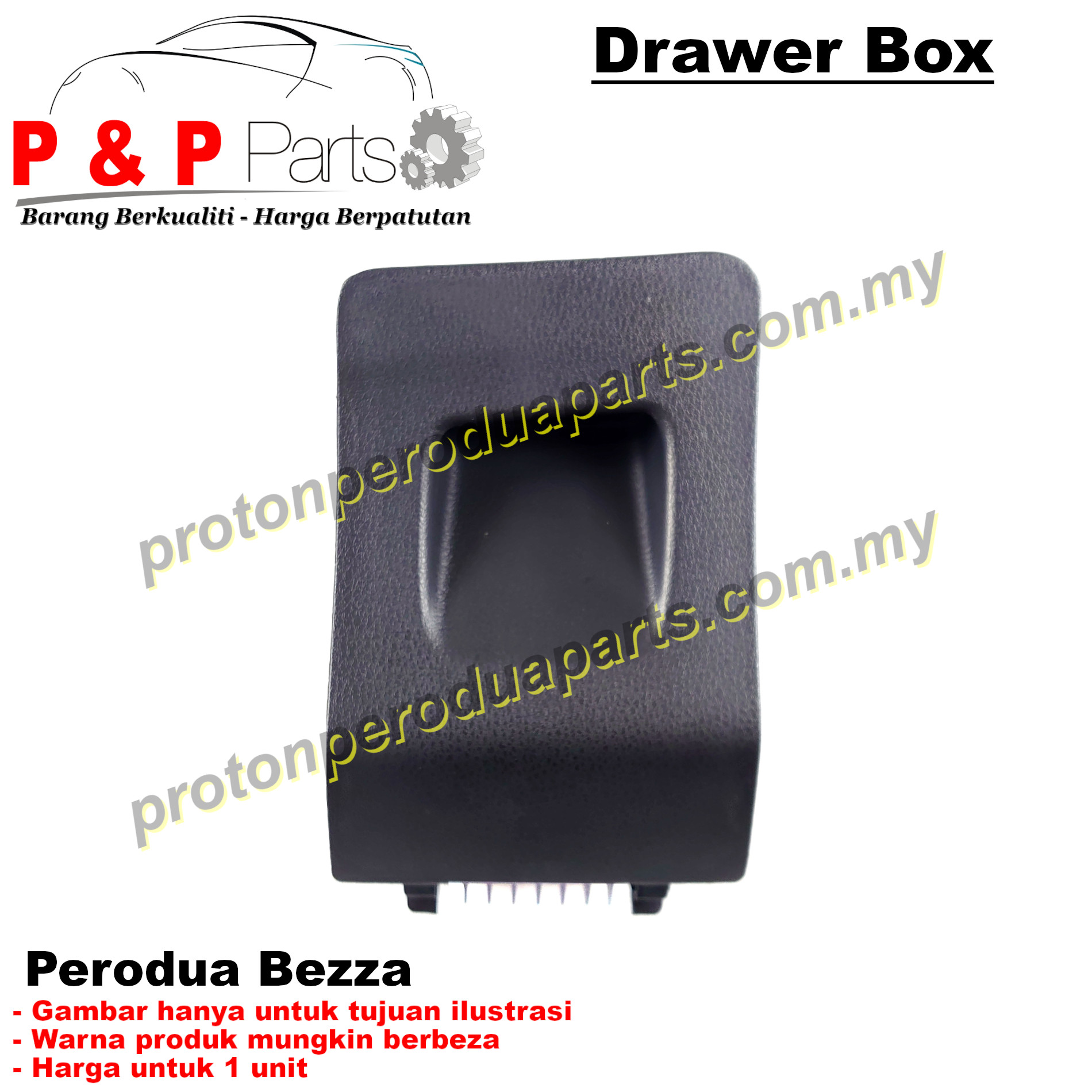 Drawer Coin Box Laci Syiling - Perodua Bezza - Original Perodua Parts ...